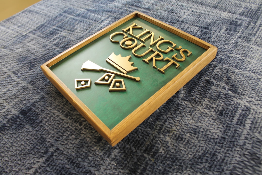King's Court Sign - Etsy
