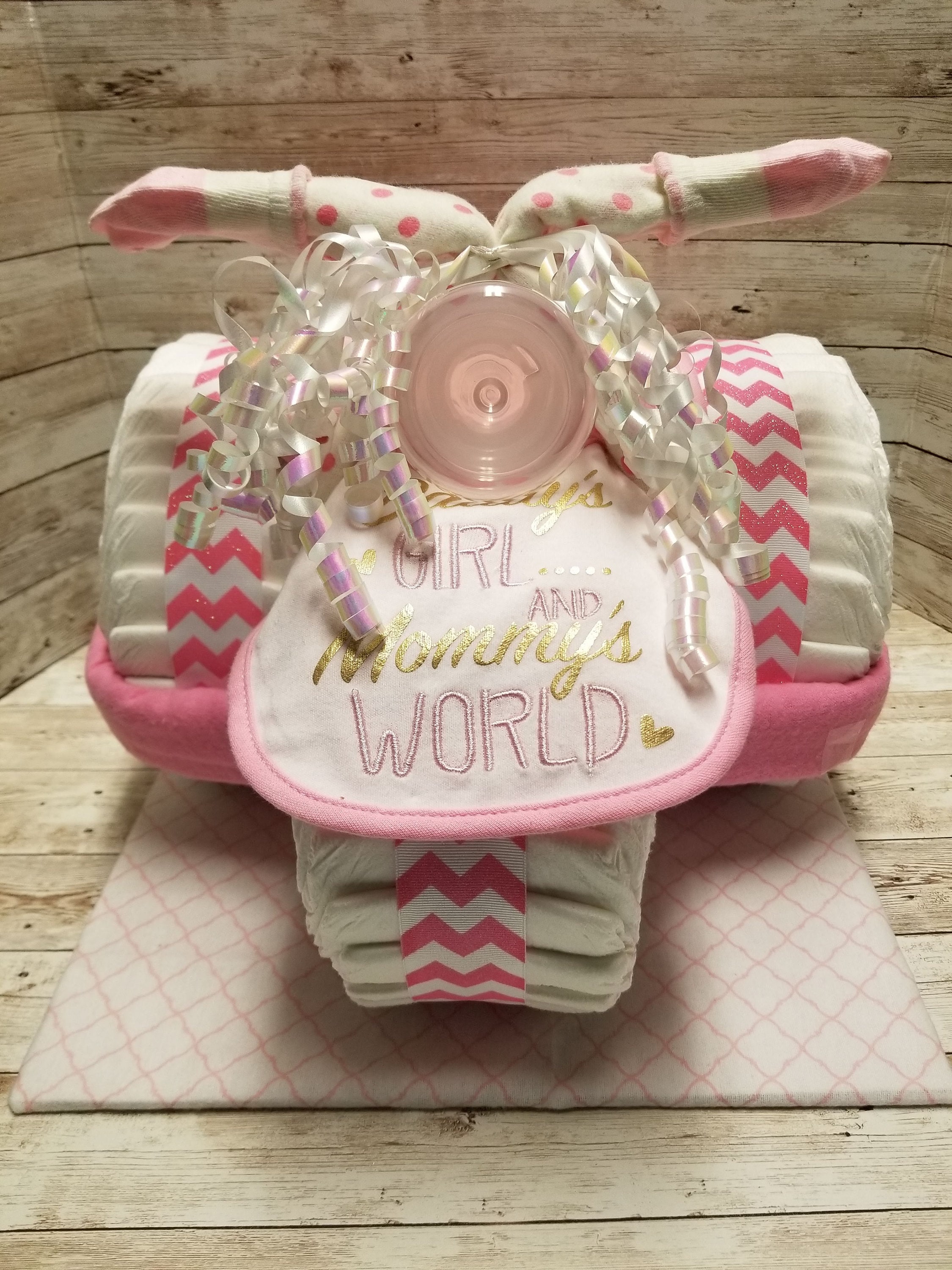 Baby Tricycle Diaper Cake