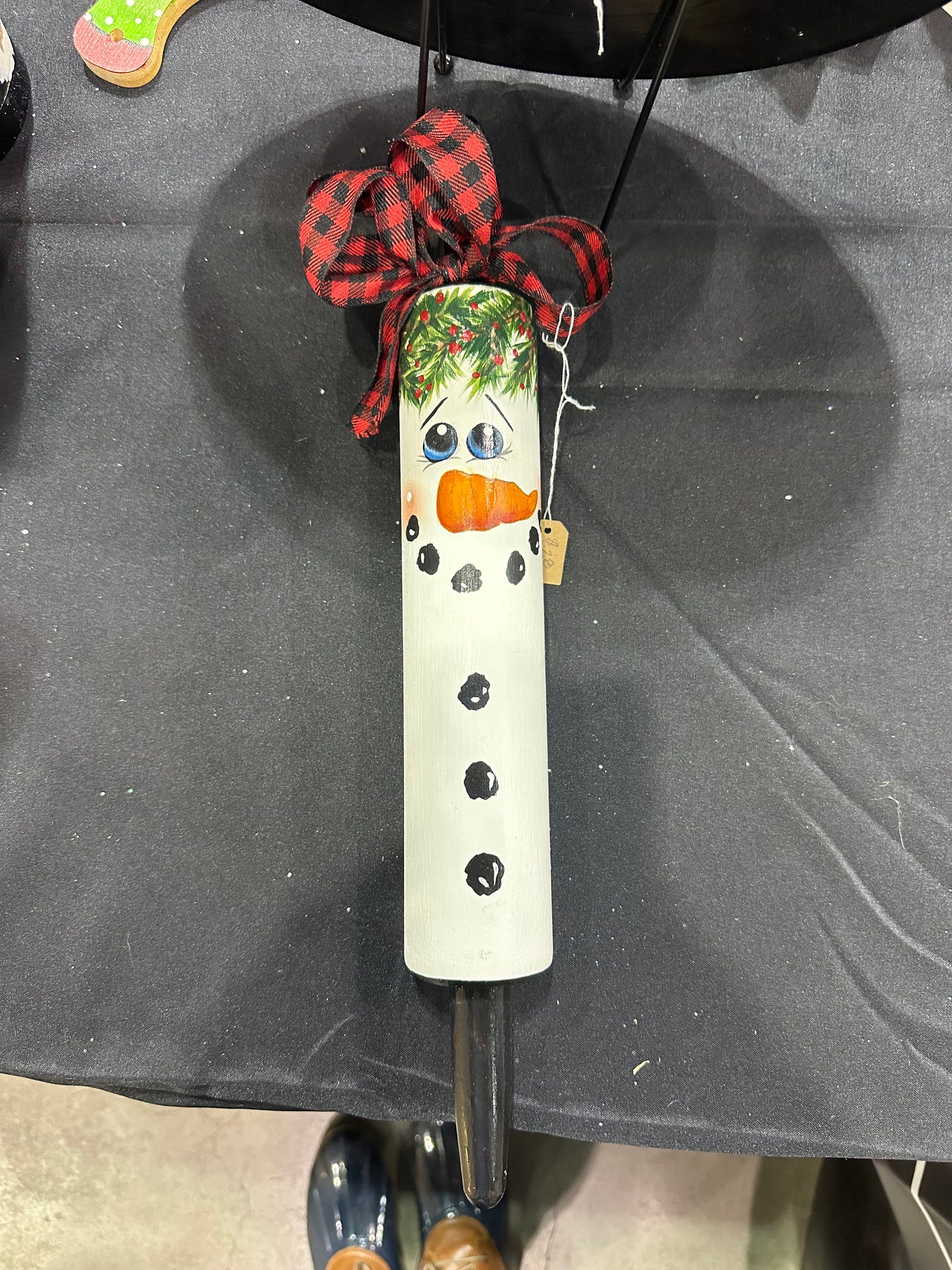 Snowman Rolling Pin, Kitchen Decor, Snowman Collection, Unique Snowman ...