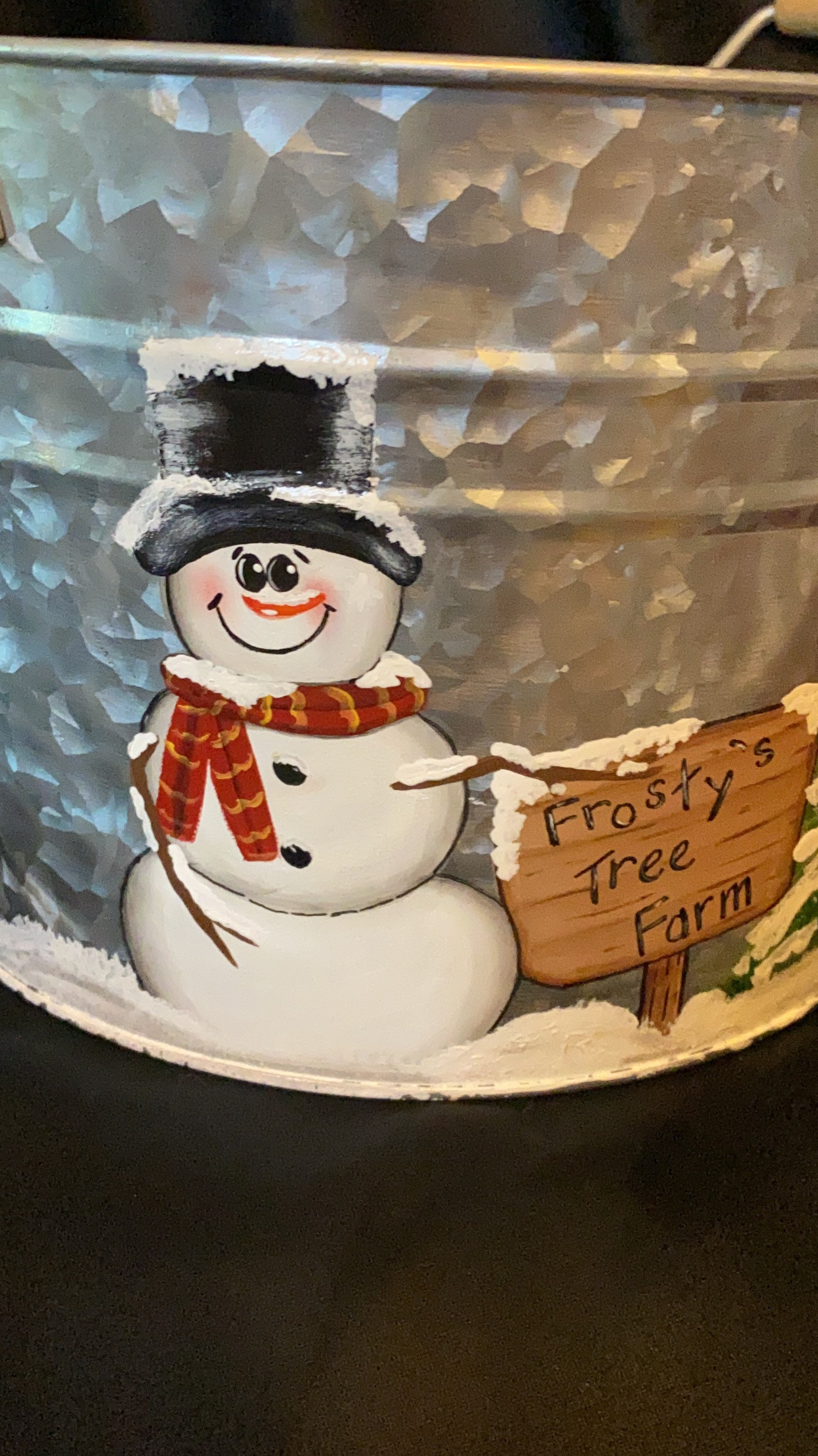 Snowman Bucket - Etsy