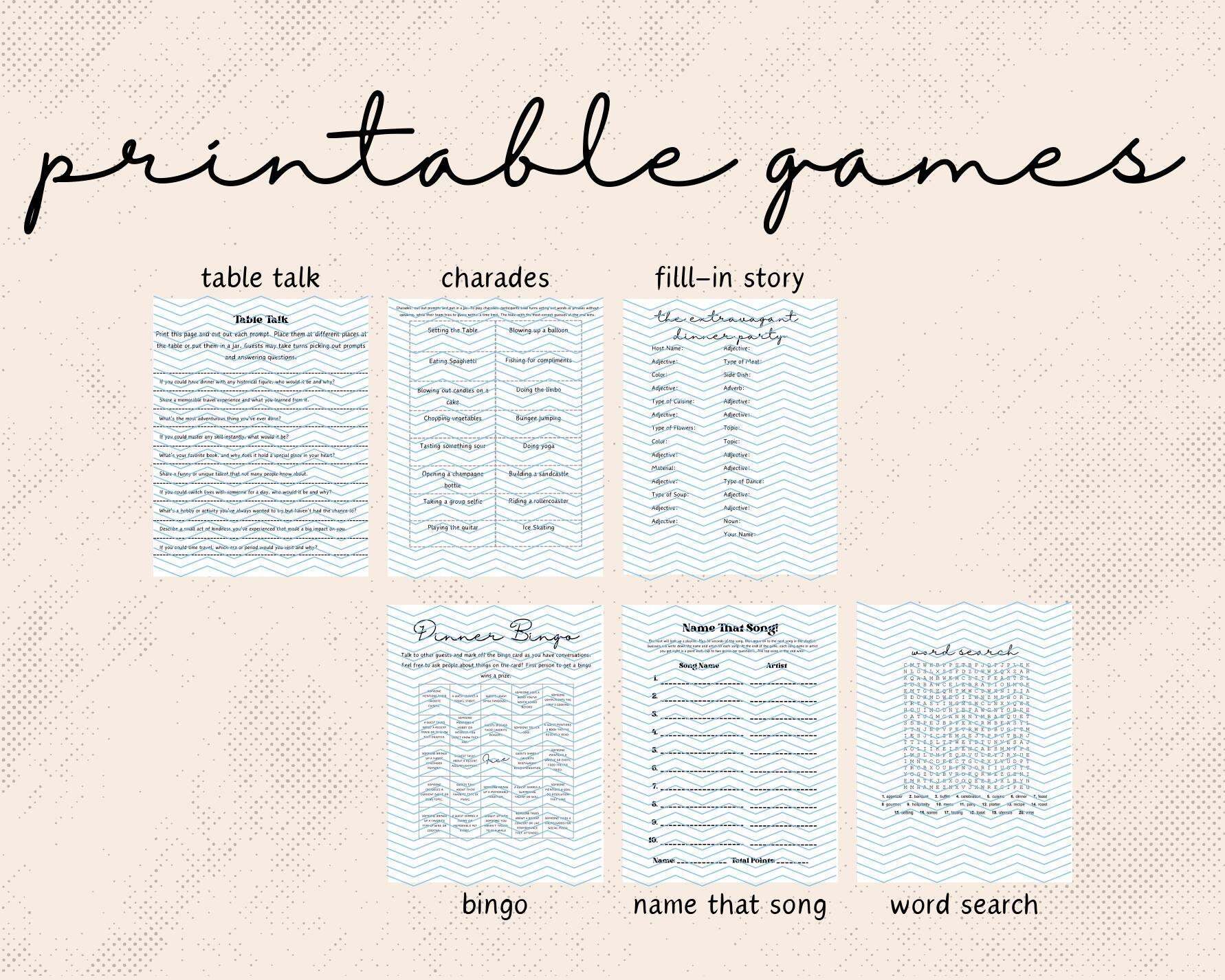 Everything You Need to Host a Dinner Party Kit: Guide and Printables ...