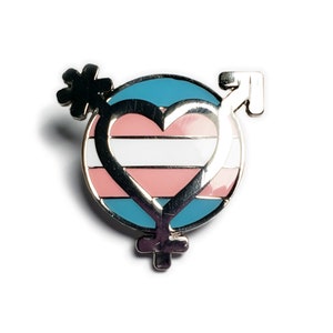Trans Pride Enamel Pin - Etsy