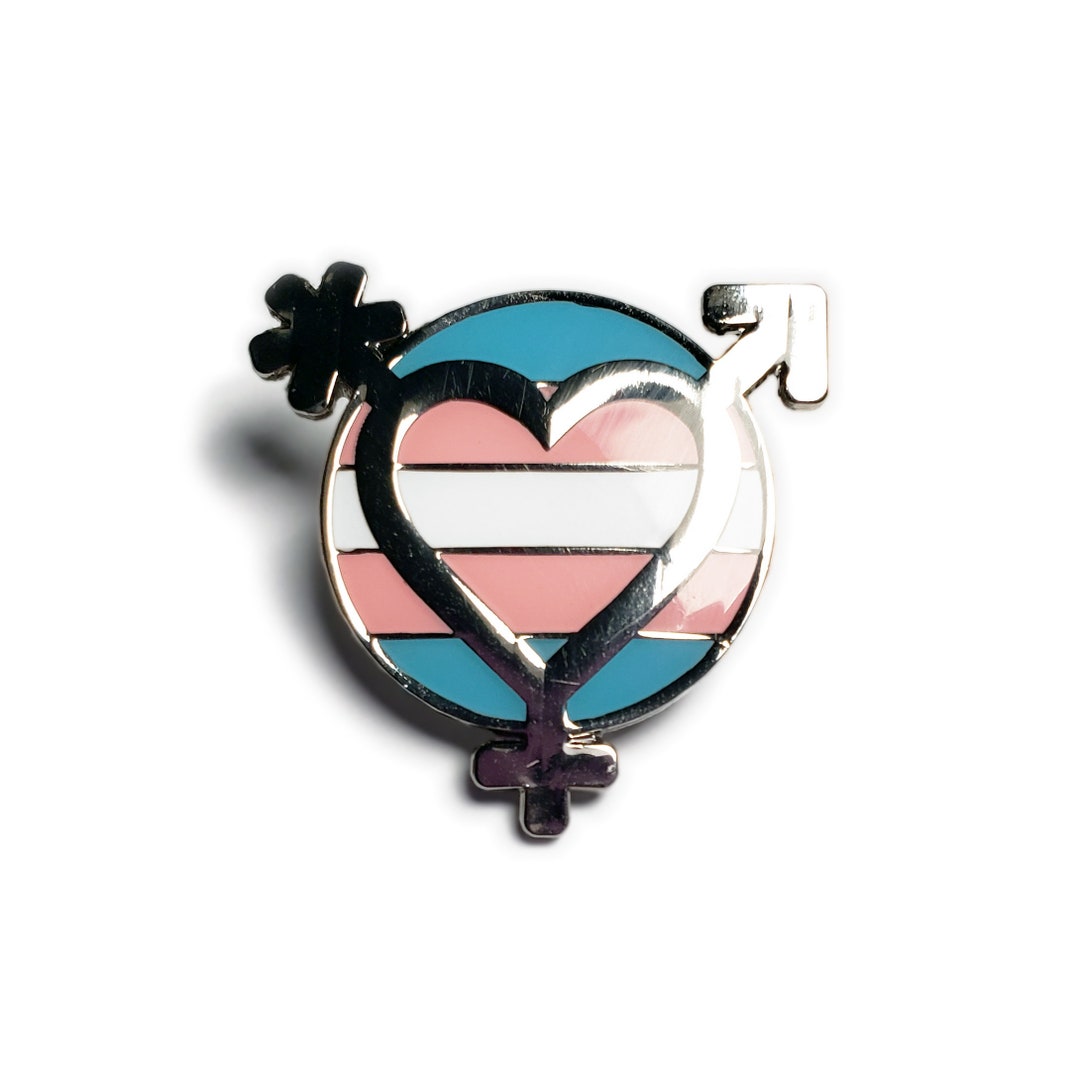 Trans Pride Enamel Pin - Etsy