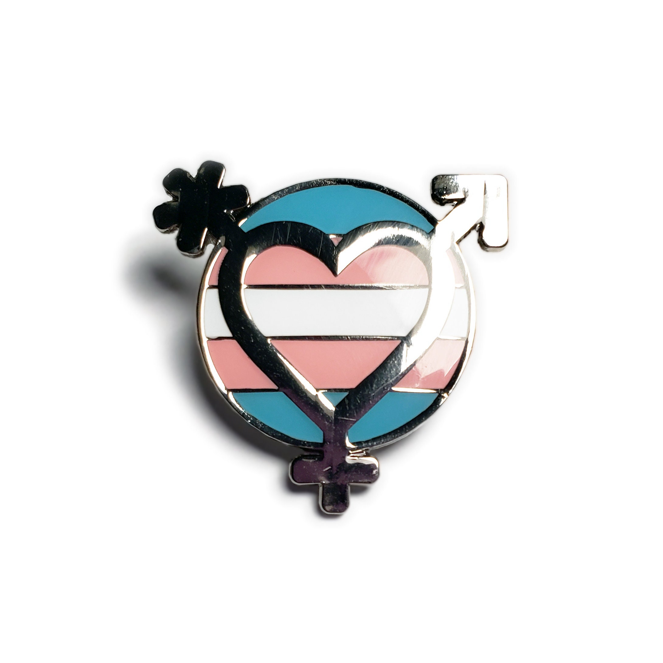 Trans Pride Enamel Pin - Etsy