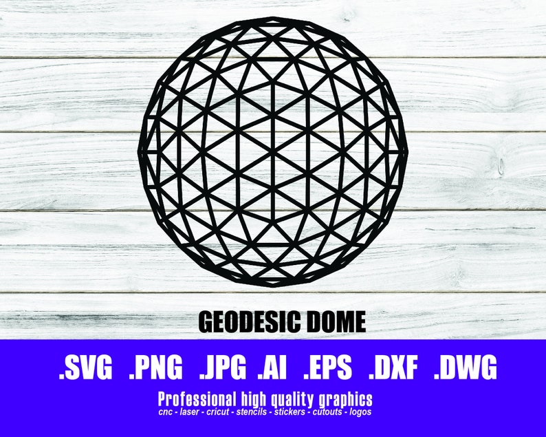 Geodesic Dome SVG, Pattern SVG, Clipart, Files for Cricut, Cut Files ...