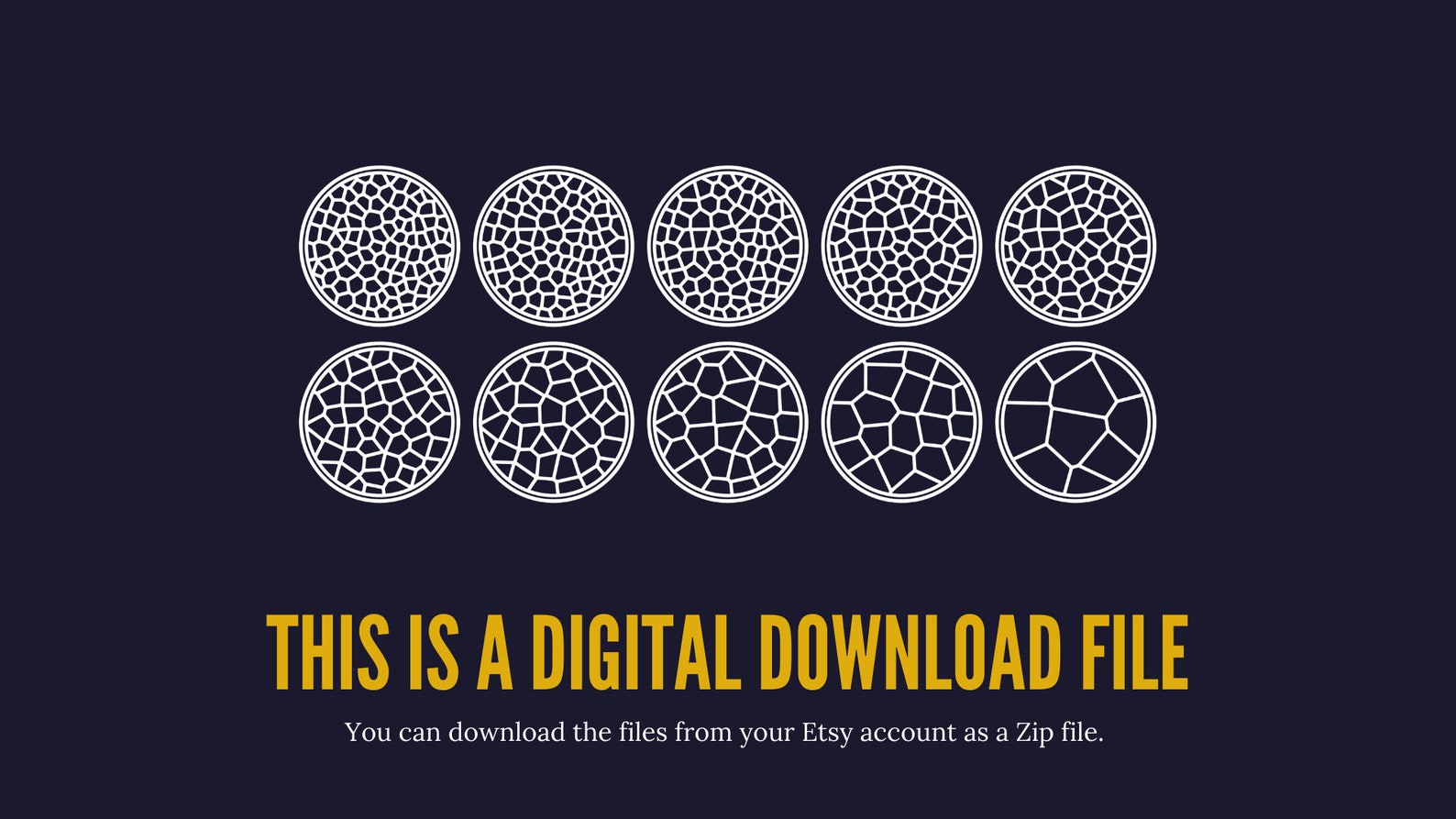 Voronoi Geometry Patterns SVG, Pattern SVG, Clipart, Files for Cricut ...