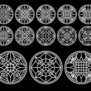 Circle Patterns Pack Cymatics Geometry Sacred Geometry SVG, Pattern SVG ...