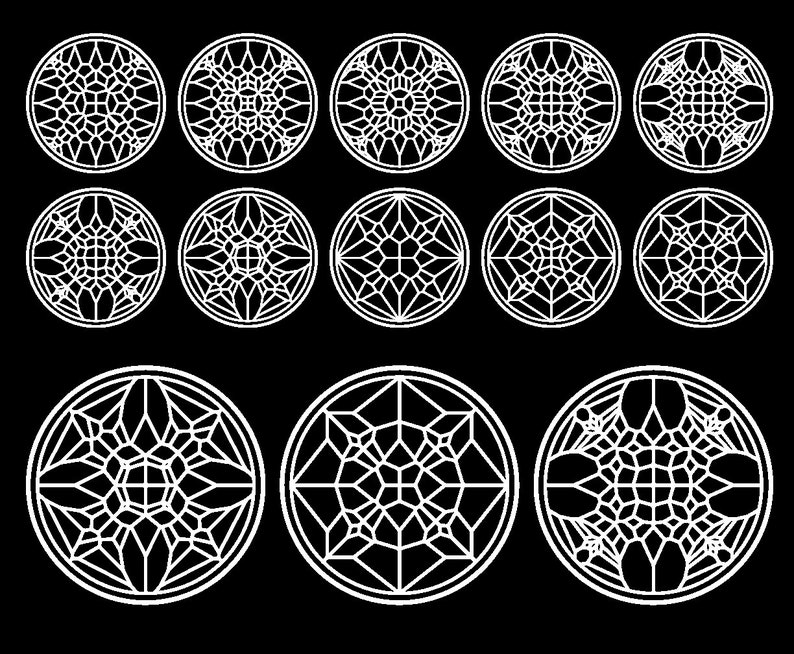 Circle Patterns Pack Cymatics Geometry Sacred Geometry SVG, Pattern SVG ...
