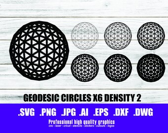 Geodesic Dome SVG Pattern SVG Clipart Files for Cricut Cut | Etsy Canada