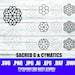 Sacred Geometry Cymatics SVG, Pattern SVG, Clipart, Files for Cricut ...