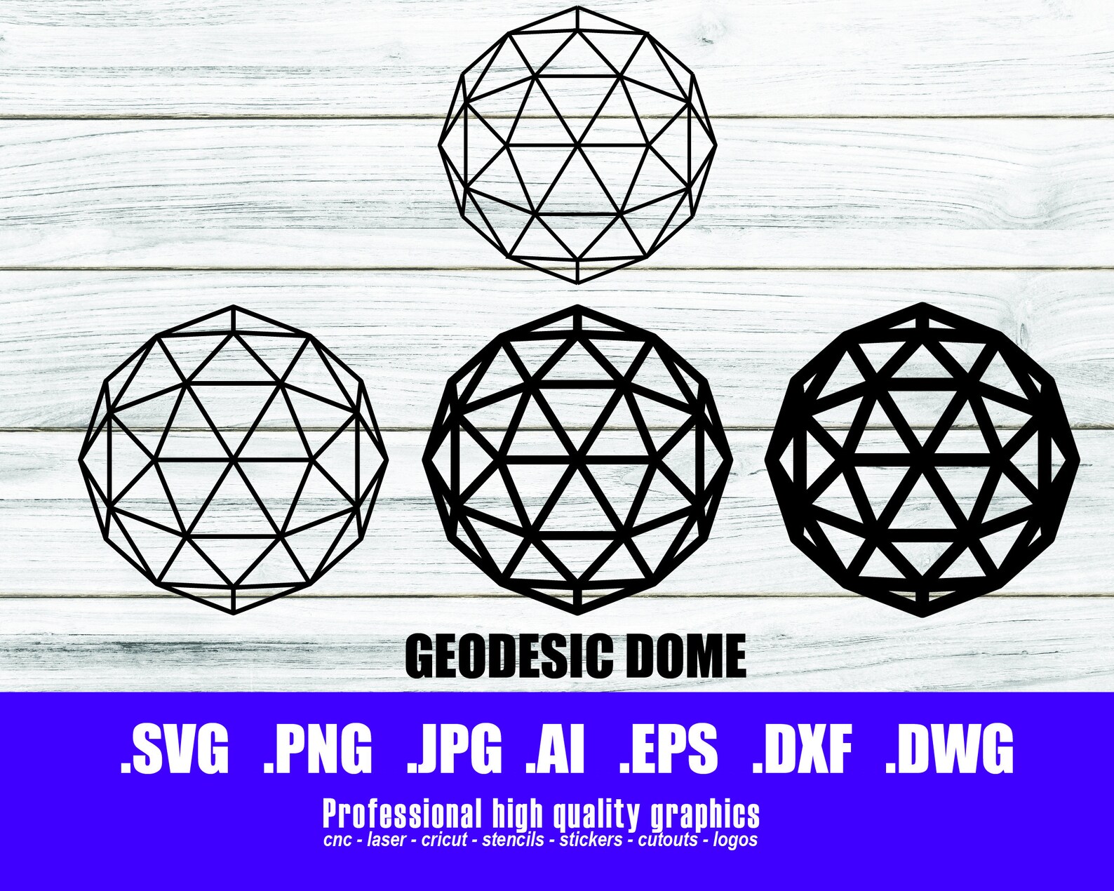 Geodesic Dome SVG, Pattern SVG, Clipart, Files for Cricut, Cut Files ...