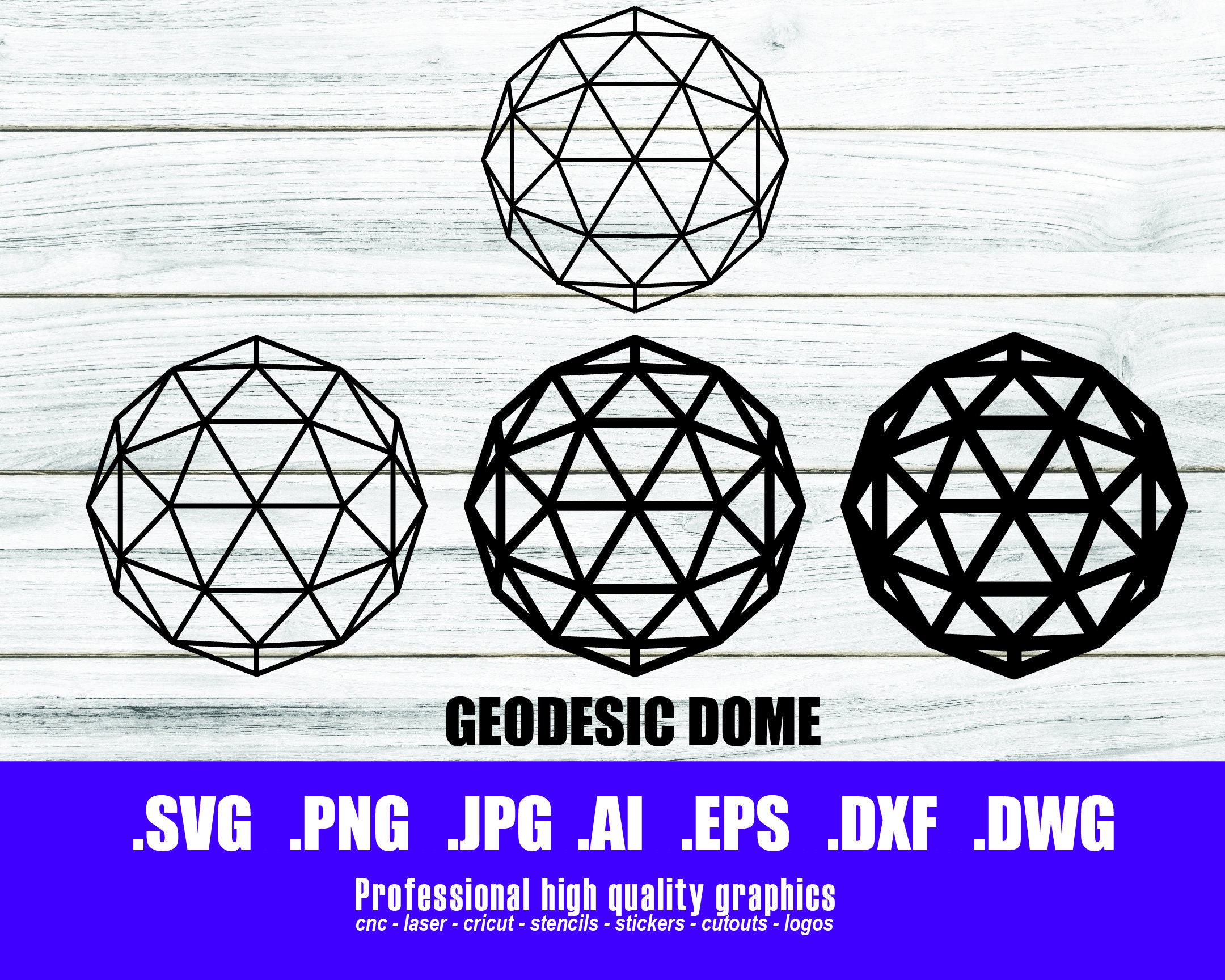 Geodesic Dome SVG, Pattern SVG, Clipart, Files for Cricut, Cut Files ...