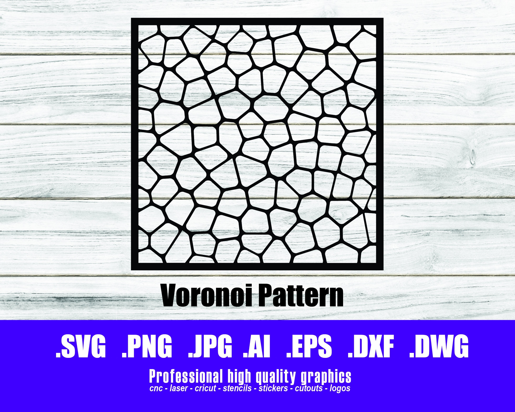 Voronoi SVG, Pattern SVG, Clipart, Files for Cricut, Cut Files Silhouette, Printable,png Dxf - Etsy