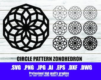 Geodesic Dome SVG Pattern SVG Clipart Files for Cricut Cut - Etsy