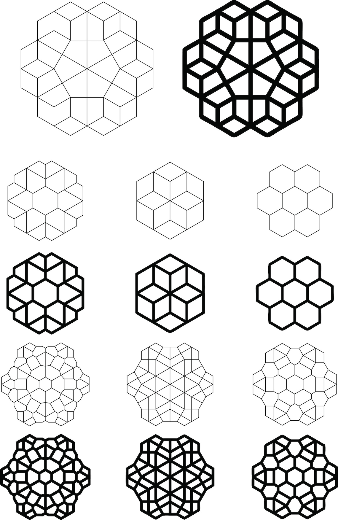 Sacred Geometry Cymatics SVG, Pattern SVG, Clipart, Files for Cricut ...