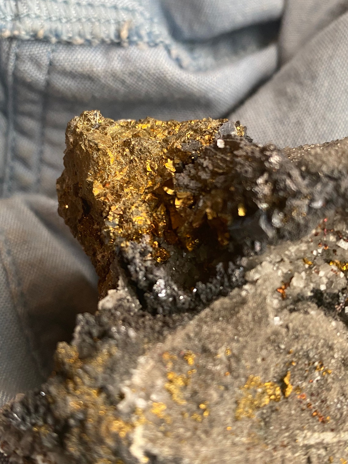 Pyrite Chalcopyrite Bornite Specimen | Etsy