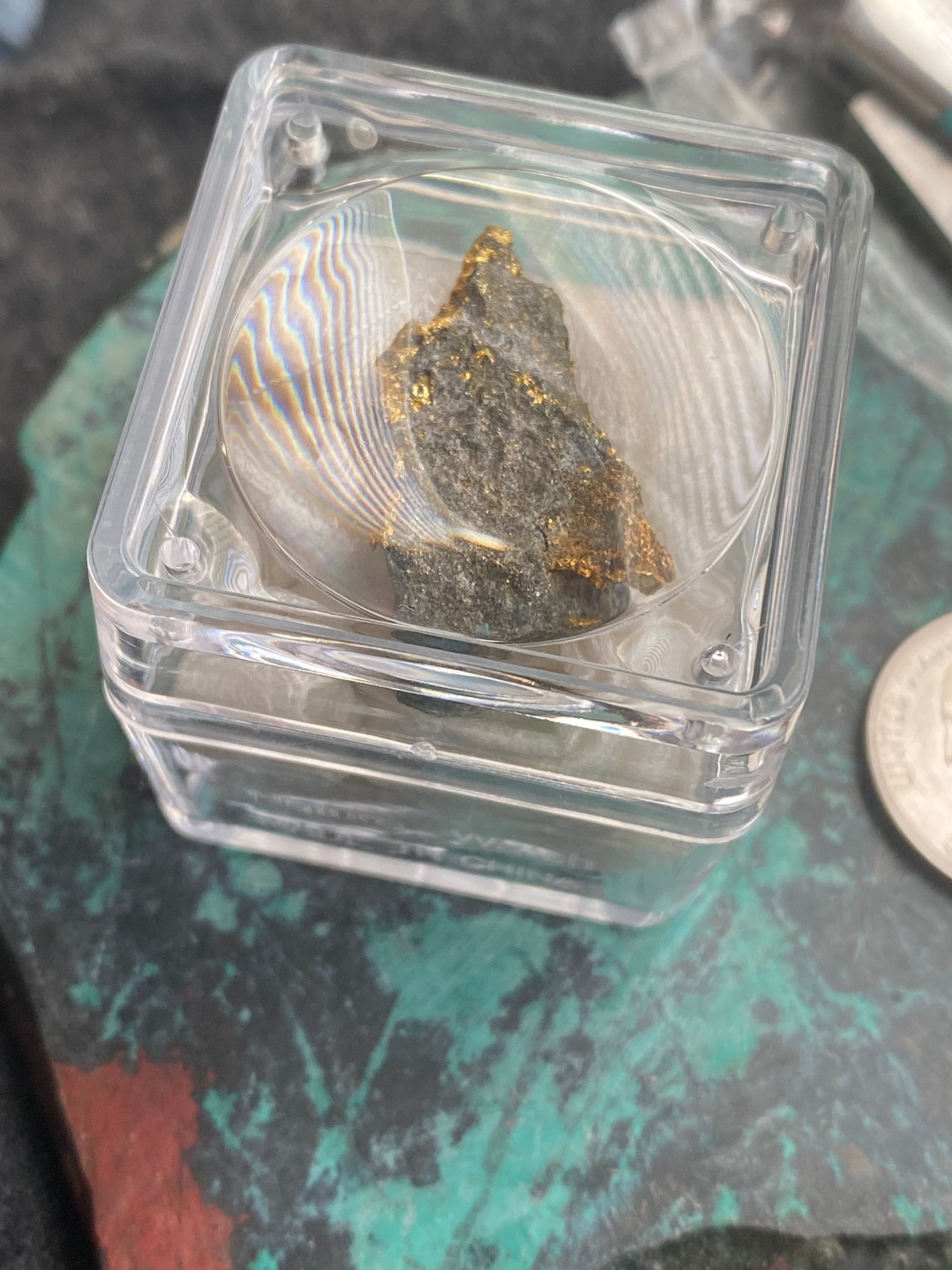 Gold matrix specimen California 11.3 grams | Etsy