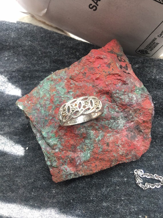 thai silver ring - Gem