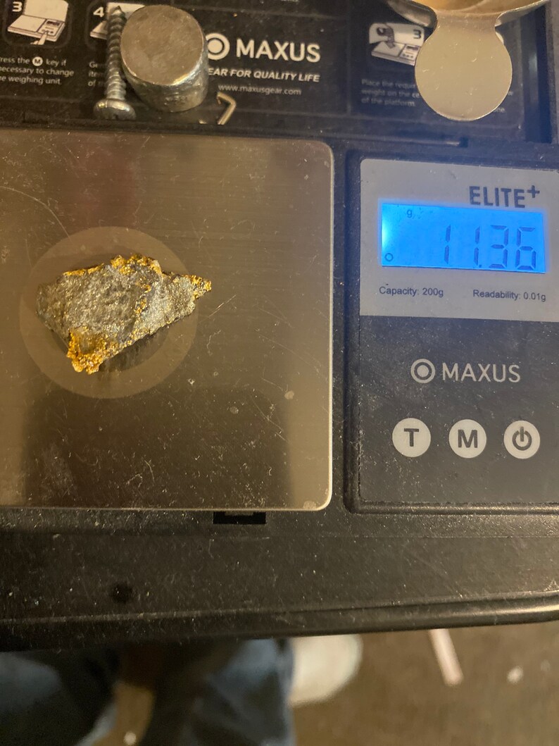 Gold Matrix Specimen California 11.3 Grams | Etsy