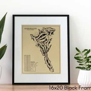 Jupiter Hills Club Hills Course Outline (print) - Etsy