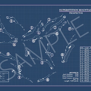 Superstition Mountain Prospector Course Blueprint (print) - Etsy