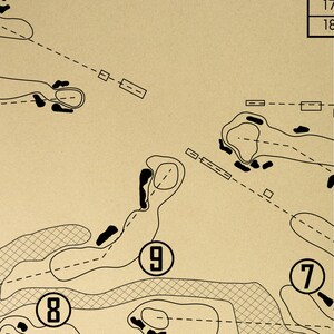 The Biltmore Golf Course Outline (print) - Etsy