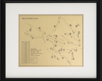 Portland Country Club Outline print - Etsy