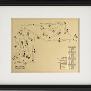 Sunnyside Country Club Outline (print) - Etsy