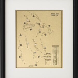 River Run Golf Club Outline (print) - Etsy