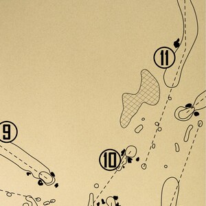 Prairie Dunes Country Club Outline (print) - Etsy