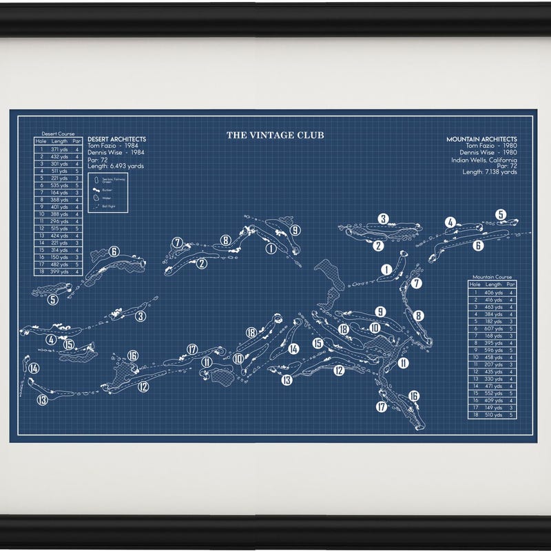 golfblueprints - Etsy