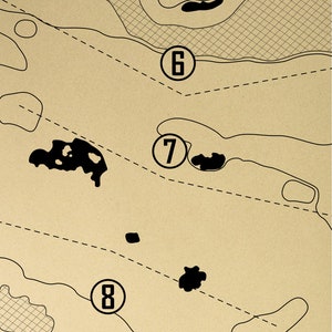Sweetens Cove Golf Club Outline (print) - Etsy