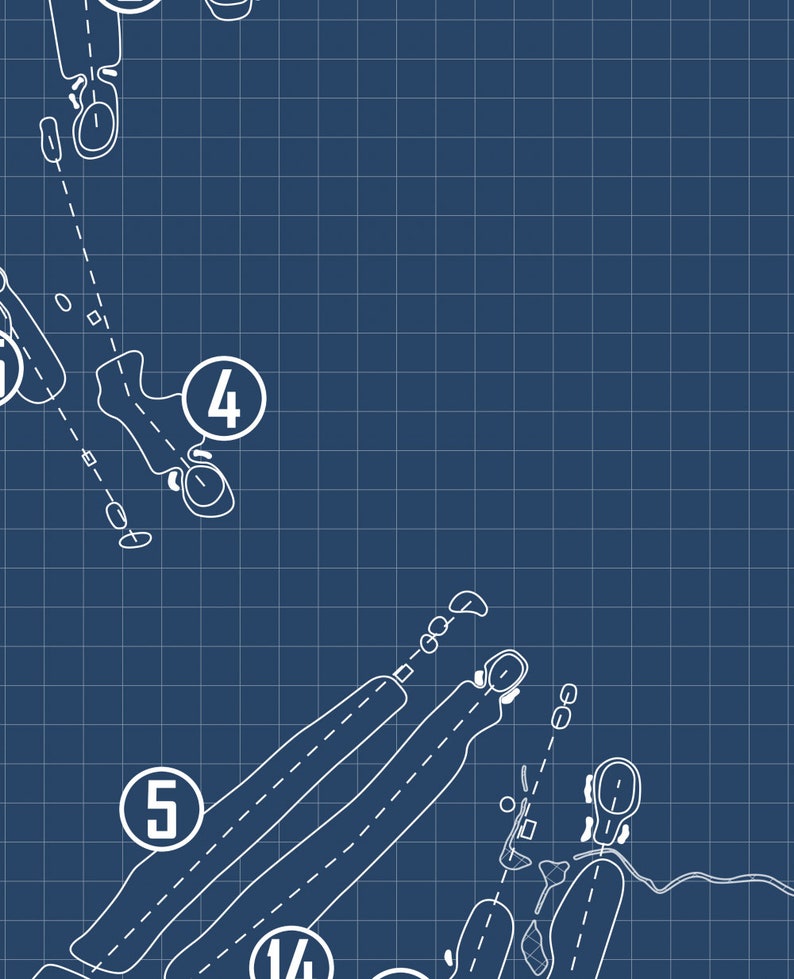 Hatherly Country Club Blueprint (print) - Etsy UK