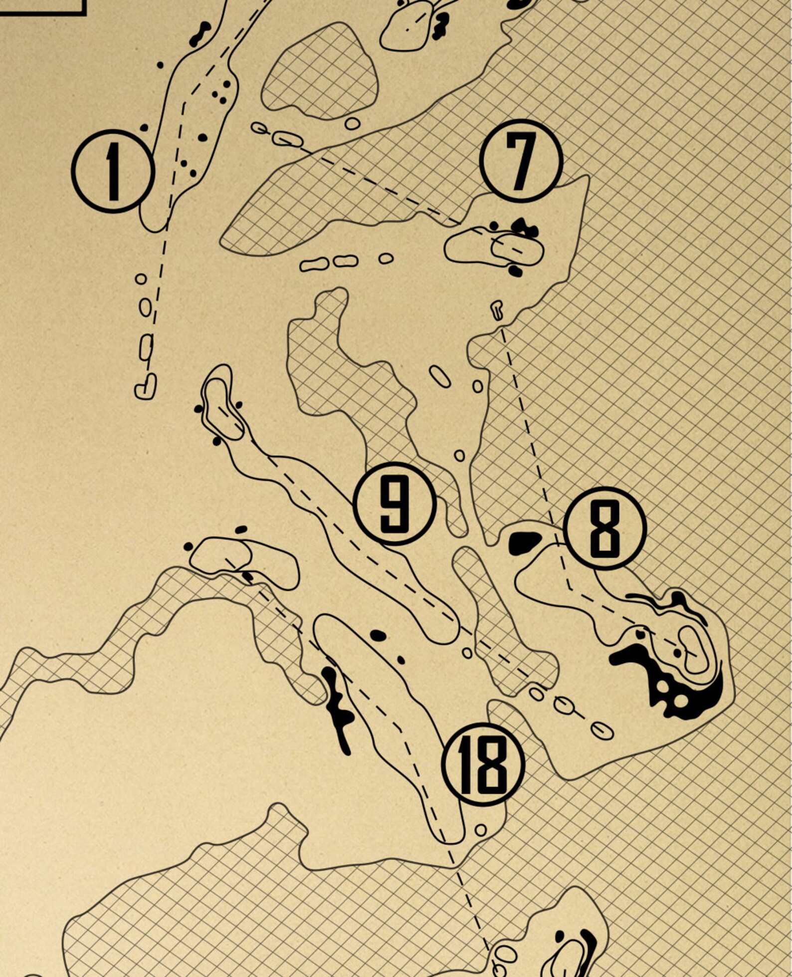 Kiawah Island Club Cassique Course Outline (print) - Etsy