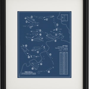 The Bull at Pinehurst Farms Blueprint (print) - Etsy
