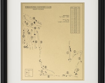 Firestone Country Club Wall Art 16th Hole South Course Impressionism ...
