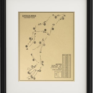 Linville Ridge Country Club Outline (print) - Etsy