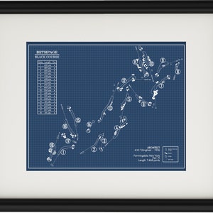 Bethpage Black Course Blueprint (print) - Etsy