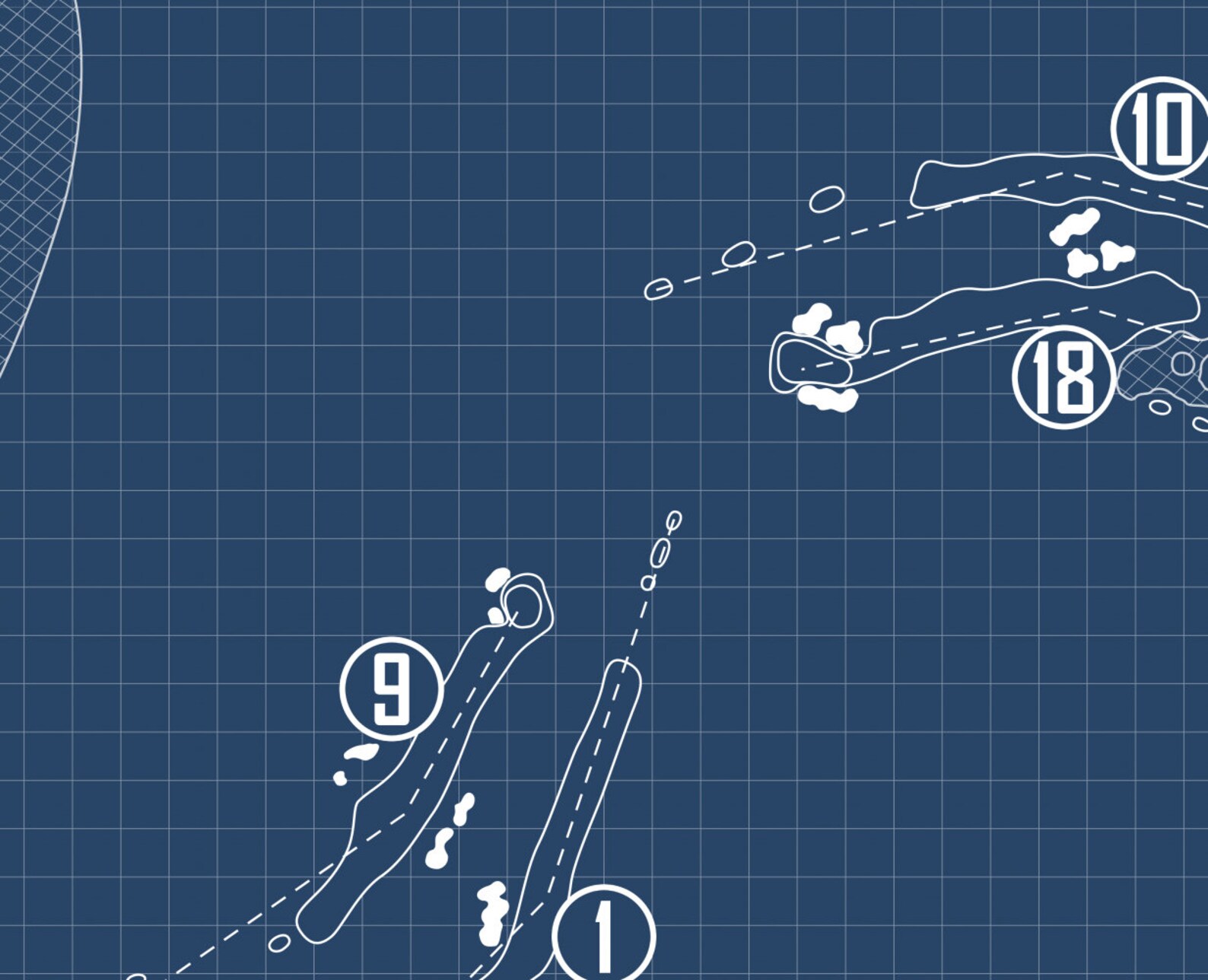 Turtle Bay Resort Fazio Course Blueprint print - Etsy