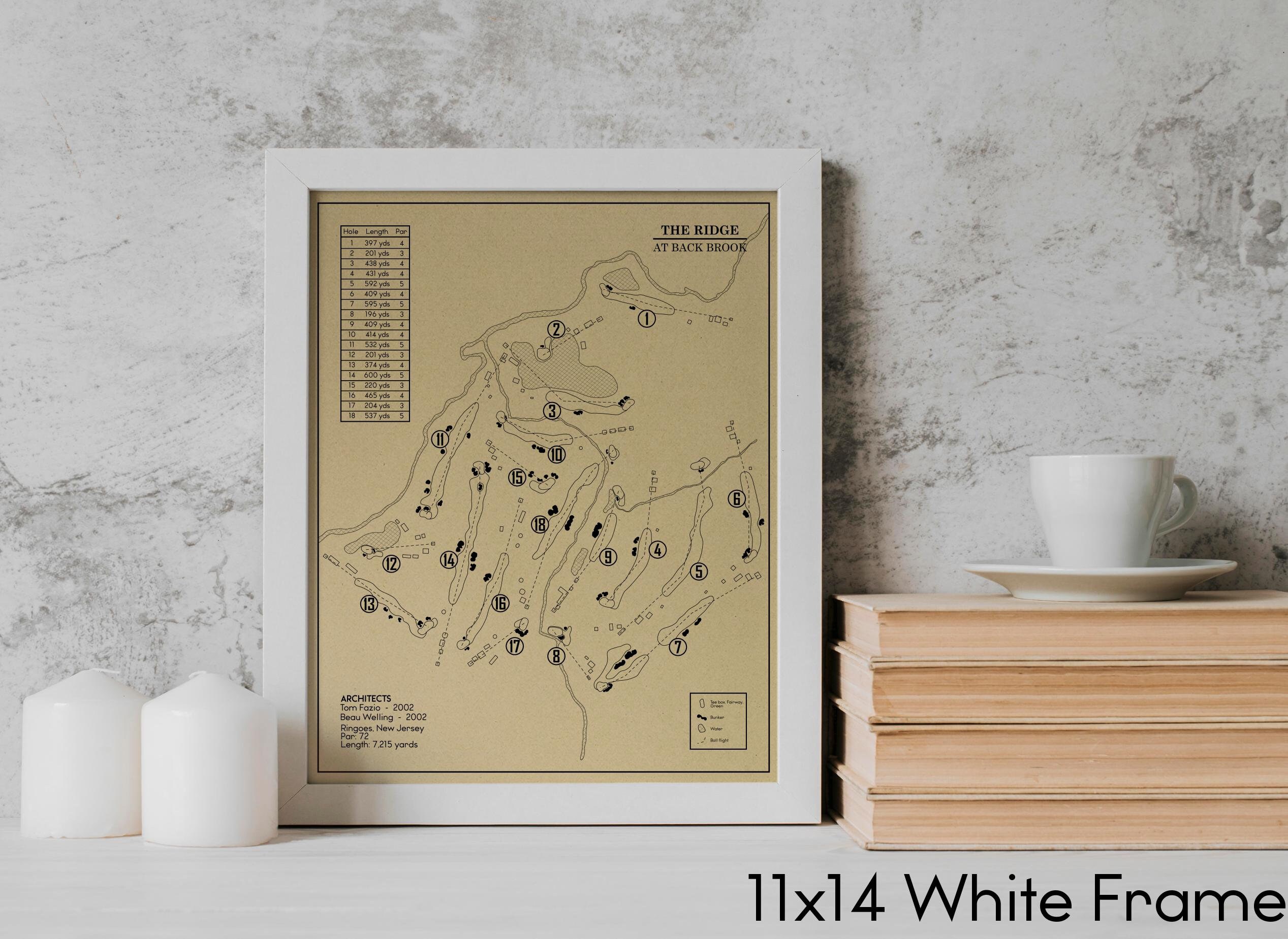 The Ridge at Back Brook Outline print - Etsy