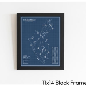 NCR Country Club South Course Blueprint (print) - Etsy
