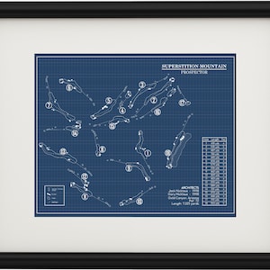 Superstition Mountain Prospector Course Blueprint (print) - Etsy