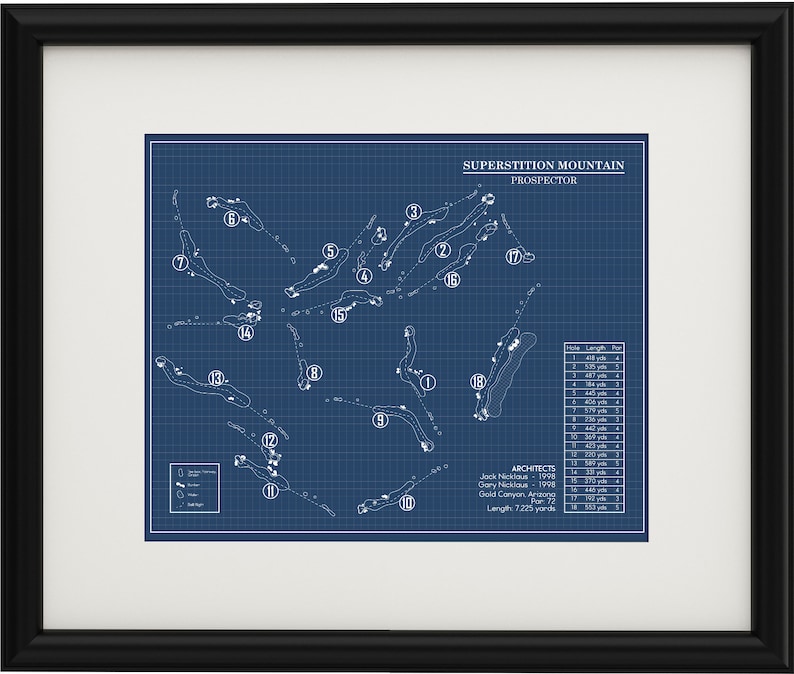 Superstition Mountain Prospector Course Blueprint (print) - Etsy
