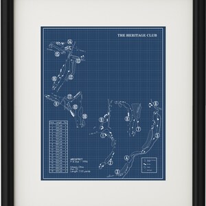 The Heritage Club Blueprint (print) - Etsy