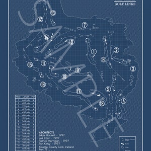 Old Head Golf Links Blueprint (print) - Etsy