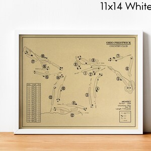Ohio Prestwick Country Club Outline (print) - Etsy
