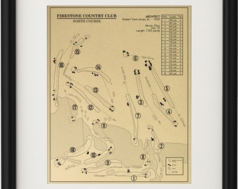 Firestone Country Club Wall Art 16th Hole South Course Impressionism ...