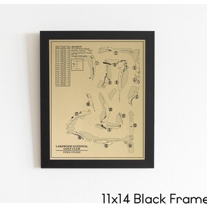 Lakewood National Golf Club Piper Course Outline (print) - Etsy