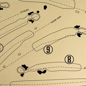 Gull Lake Country Club Outline (print) - Etsy
