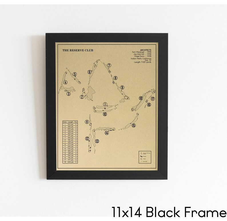 The Reserve Club Outline (print) - Etsy